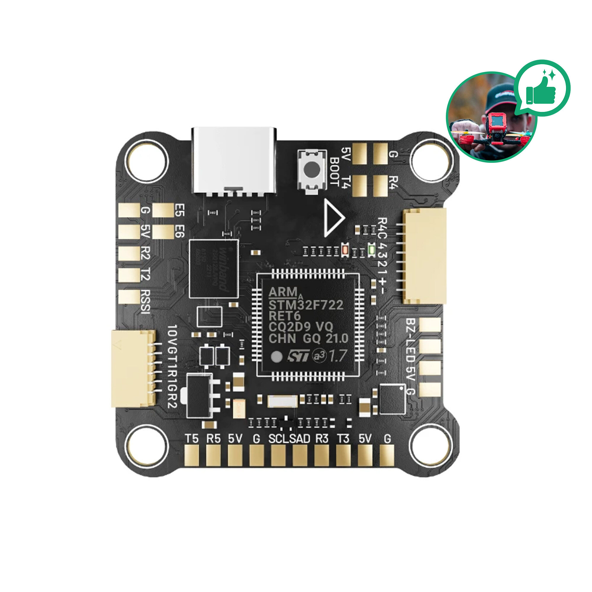 MEPS SZ F7 HD Quad Flight Controller-30.5x30.5
