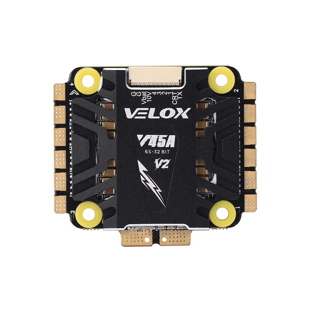 T-Hobby Velox V45A V2 3-6S BLHeli_32 4-in-1 ESC For FPV Drones